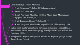 Bm(abdullah munsyi) | PPTX