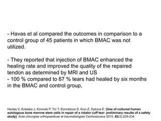 BMAC in cuff repairs | PPT