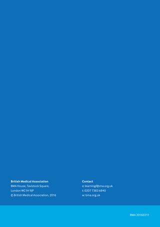 BMA Learning and Development training for Healthcare Professionals | PDF