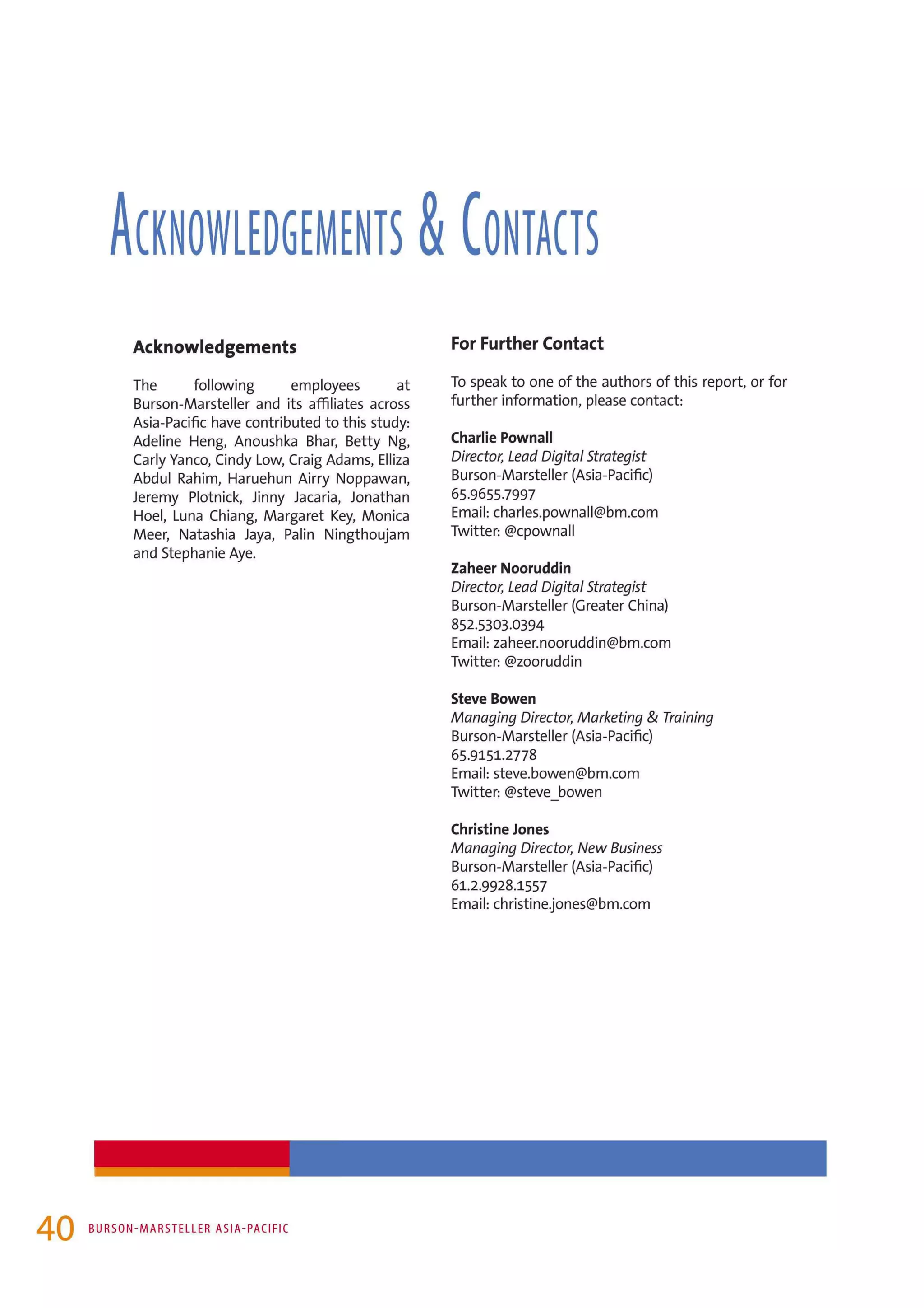 Burson-Marsteller Asia-Pacific Social Media Study | PDF