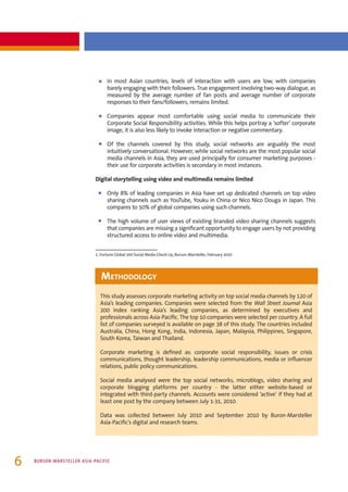 Burson-Marsteller Asia-Pacific Social Media Study | PDF