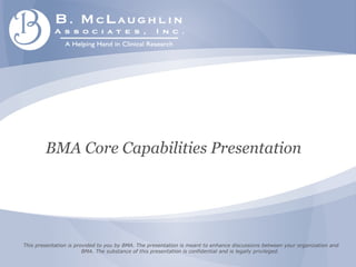 BMA Presentation | PPT