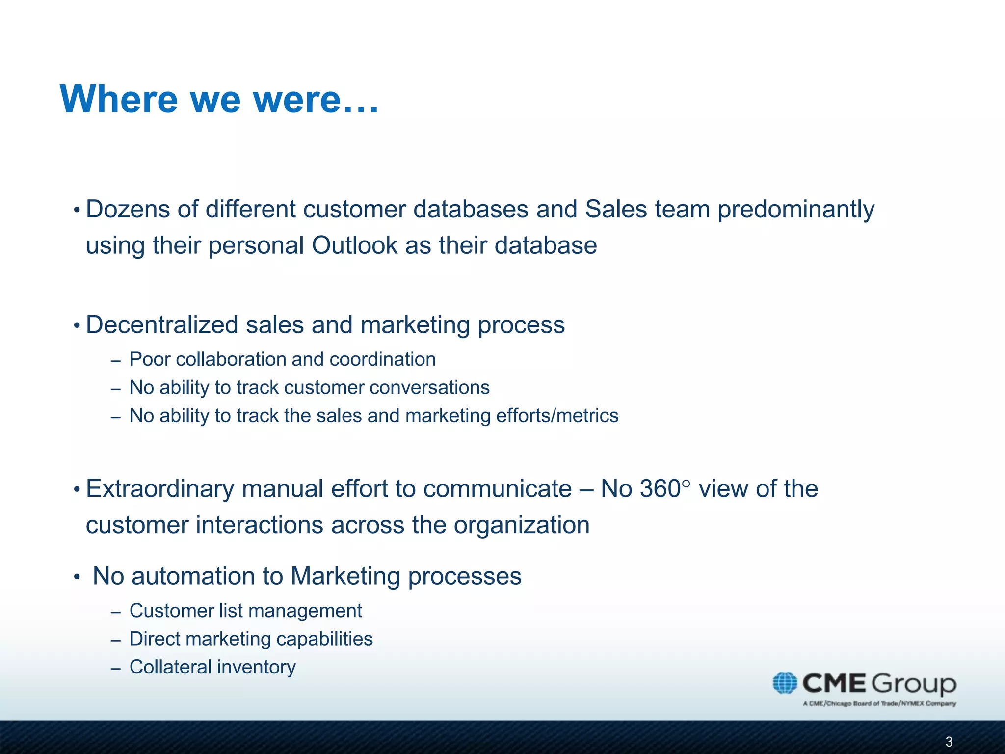 Salesforce at CME Group | PPTX