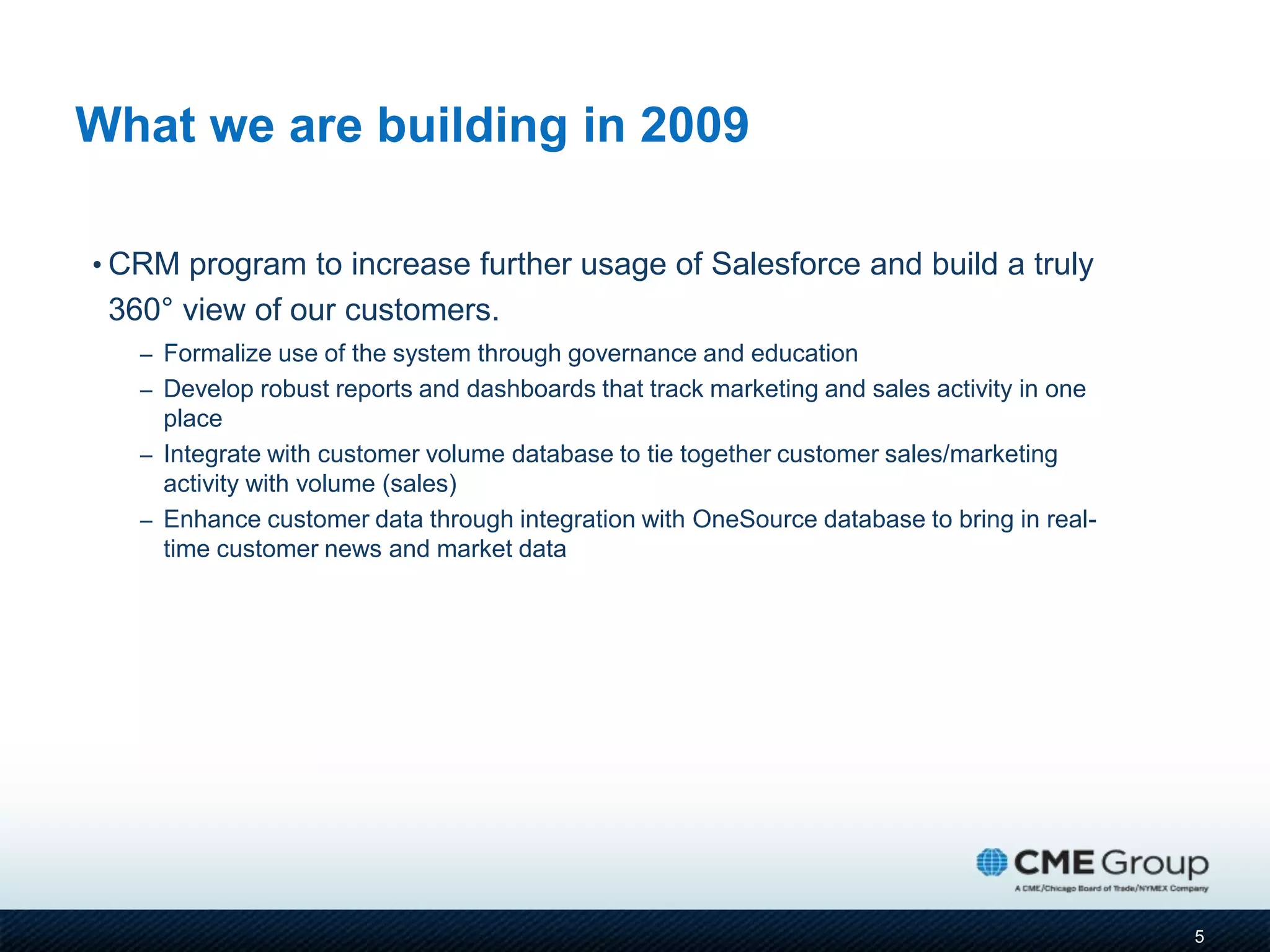 Salesforce at CME Group | PPT