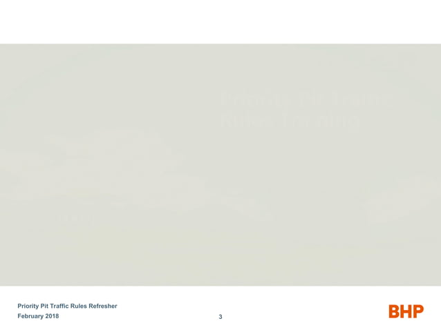 BMA priority pit traffic rules power point.ppt