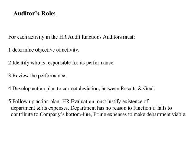 HR Audit. | PPT | Human Resources | Business