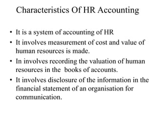 HR Accounting | PPTX