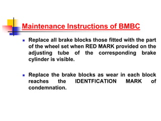 BOGIE MOUNT BRAKED SYSTEM INDIAN RAILWAYS | PDF