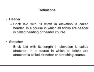 Bricks as building materiaL-2 | PPT