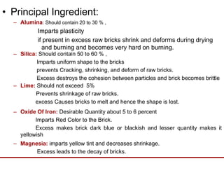 Bricks as building materiaL-2 | PPT
