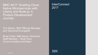 Building cloud native microservices | PPT