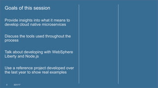 Building cloud native microservices | PPT