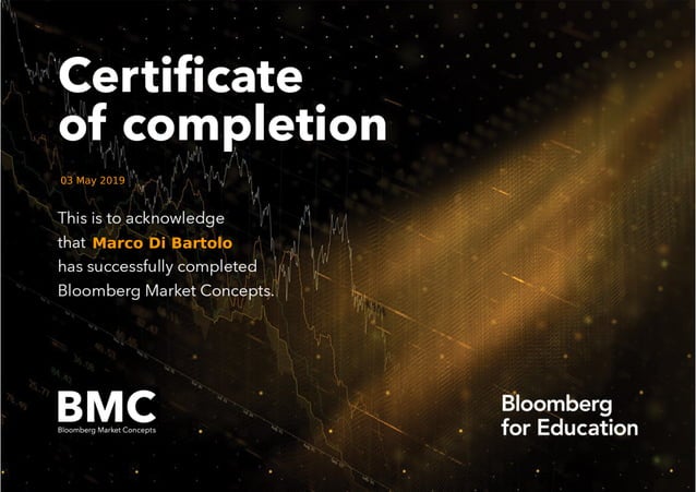 Bloomberg Market Concepts Certificate | PPT