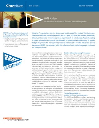 Bmc atrium | PDF | Operating Systems | Computer Software and Applications