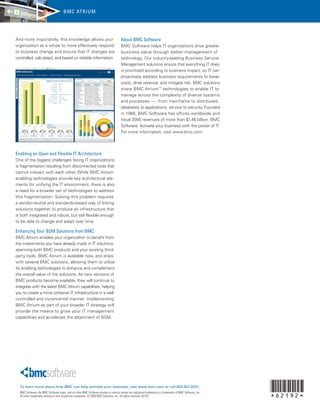 Bmc atrium | PDF | Operating Systems | Computer Software and Applications