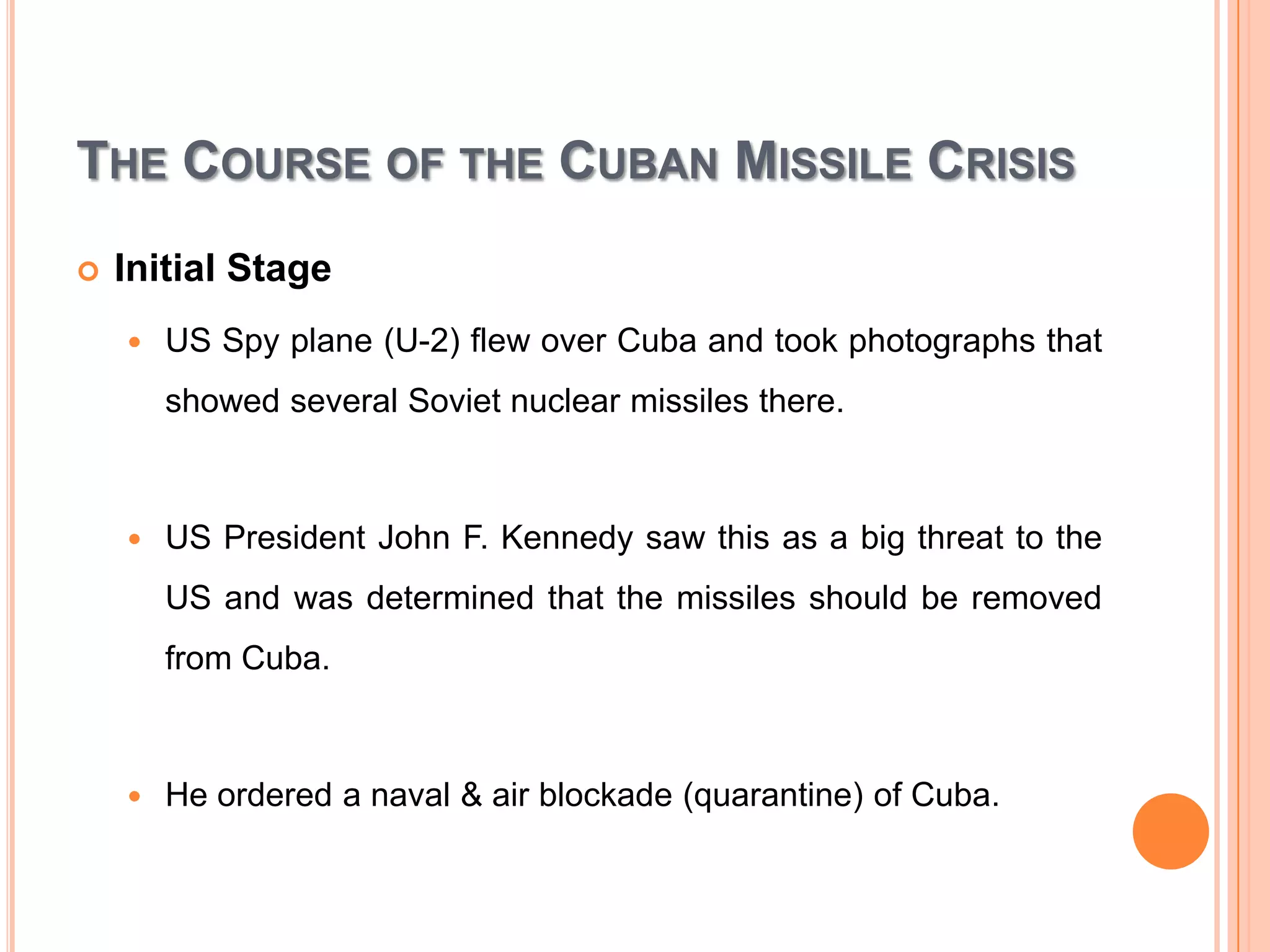 Bmc cold war lect 4_cuban_missilecrisis | PPTX