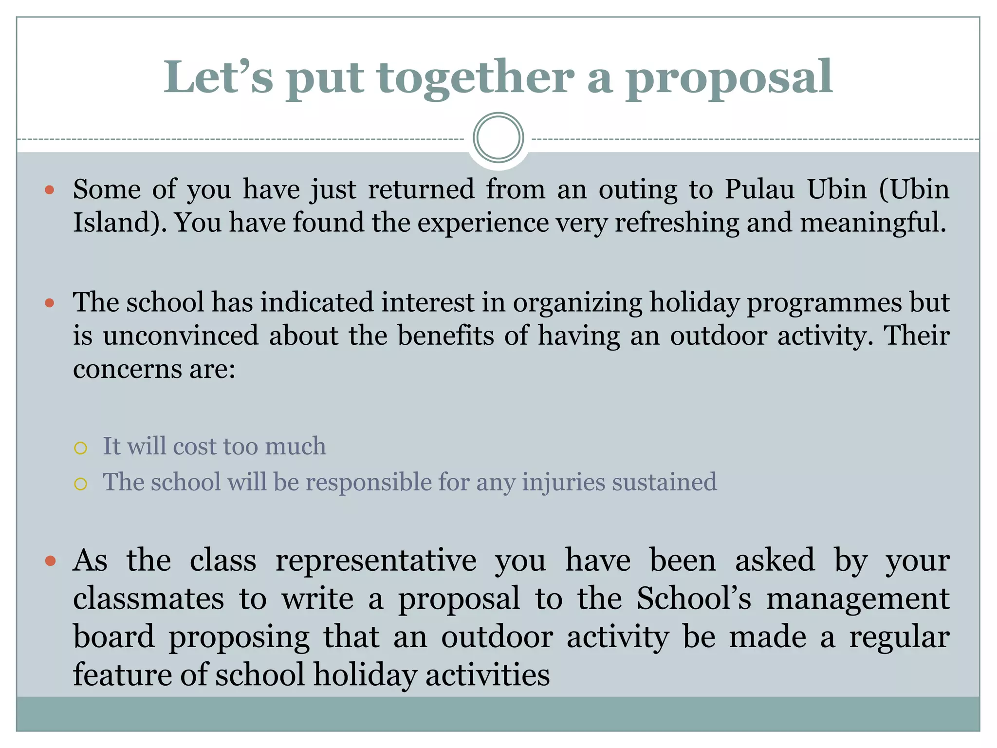 Bmc english language_composition(situational writing)(proposals) | PPTX