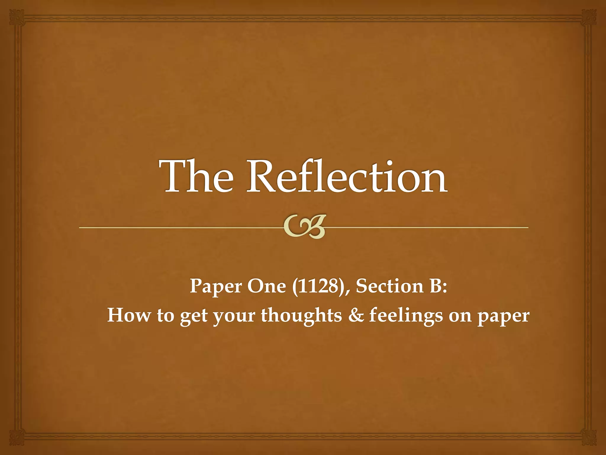 Bmc english language_composition(situational writing)_reflections | PPT