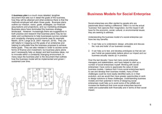 Business Model Canvas for Social Enterprise 2nd edition | PDF