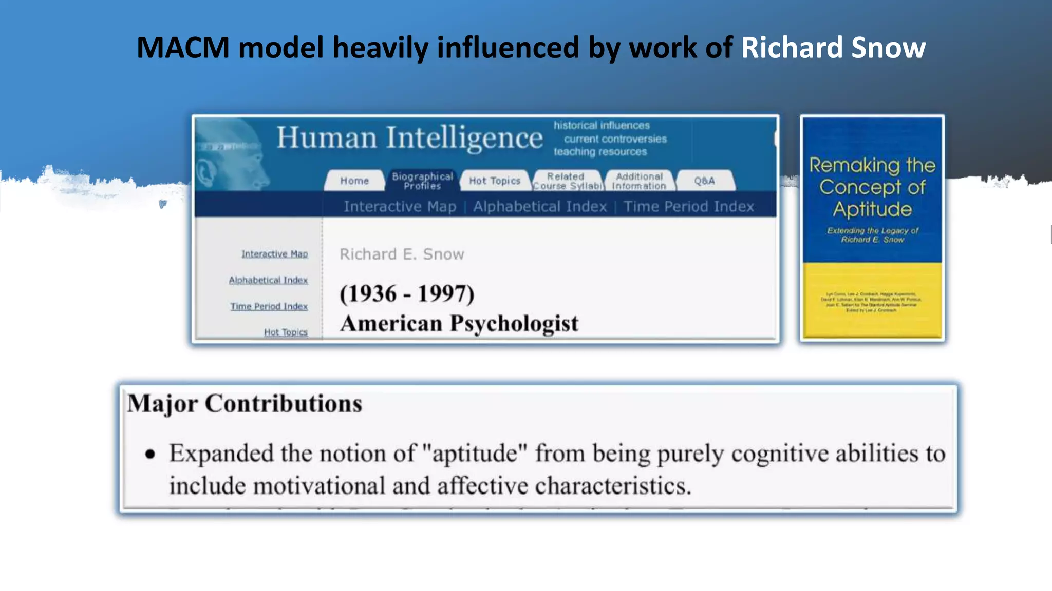 The Model of Achievement Competence Motivation (MACM): Part B - An ...