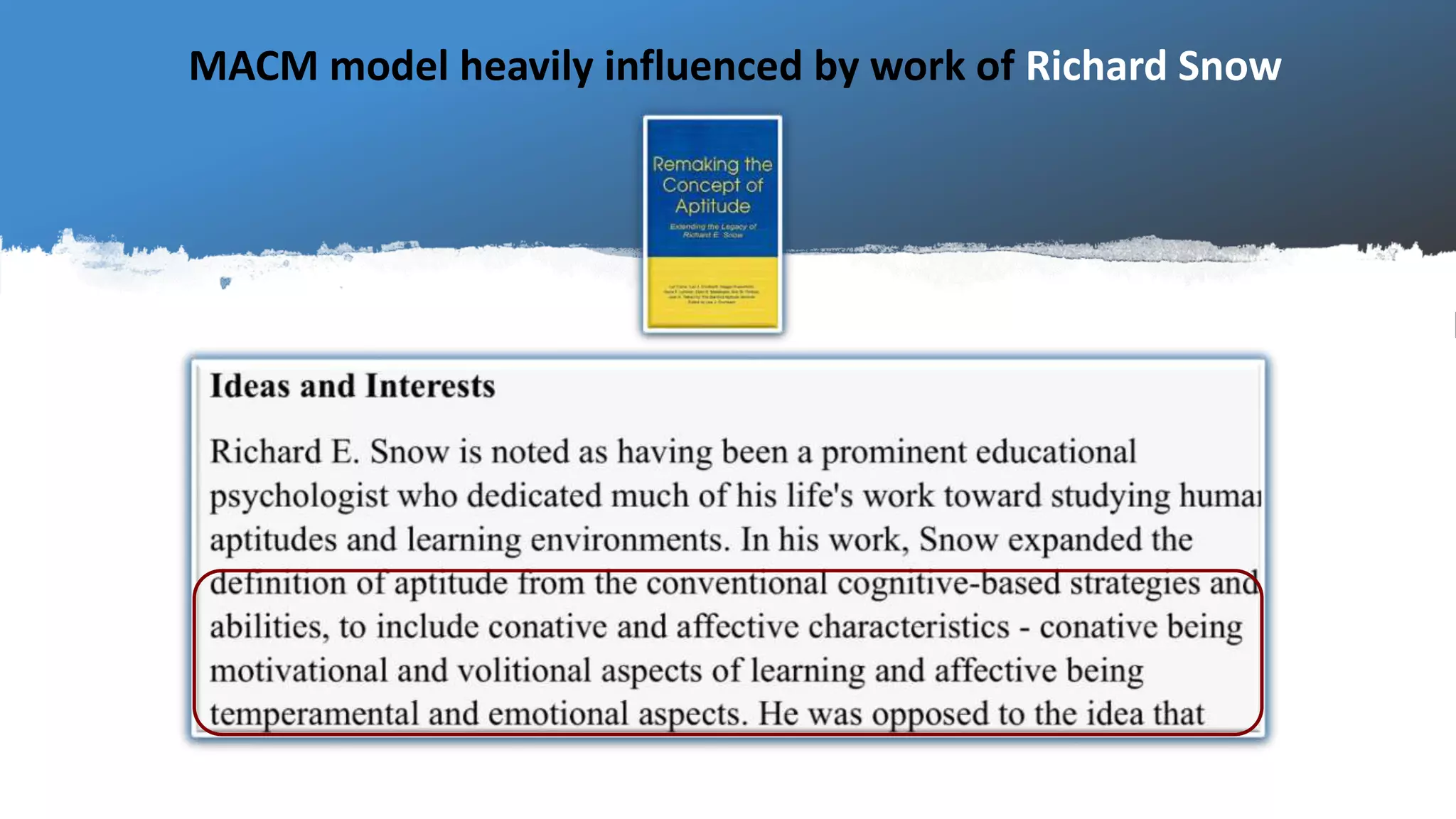 The Model of Achievement Competence Motivation (MACM): Part B - An ...