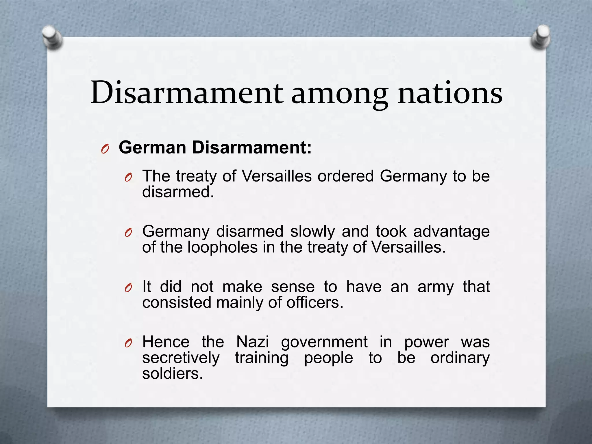 Bmc hist unit 2_(disarmament) | PPT