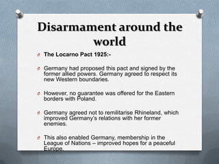 Bmc hist unit 2_(disarmament) | PPT