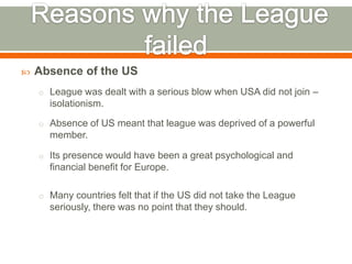 Bmc hist unit 2_(the league of nations) | PPT