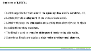 Building Materials & Construction Module - 3 | PPTX