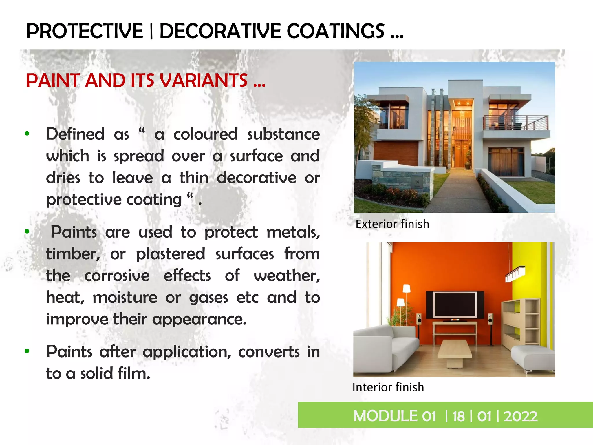 BMC Module 4 - Paints and coatings.pdf | Painting | Arts and Crafts