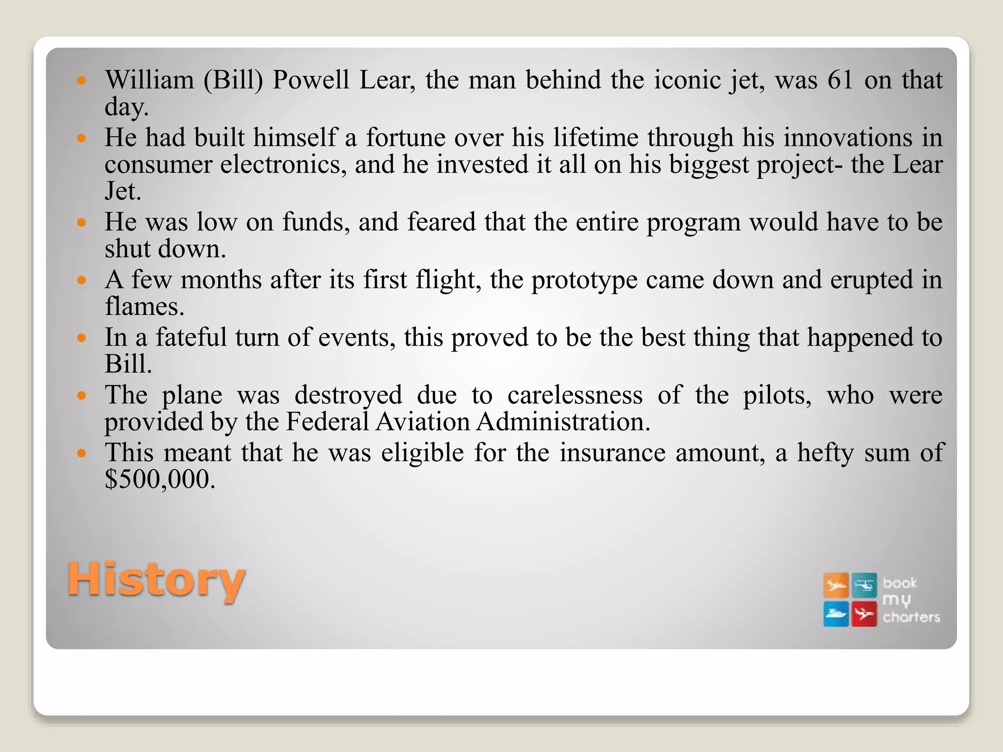 Origin of private jet | PPTX