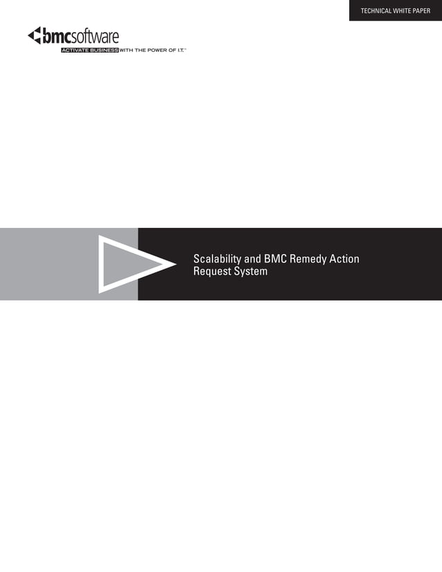 Bmc remedy ars_scalability | PDF