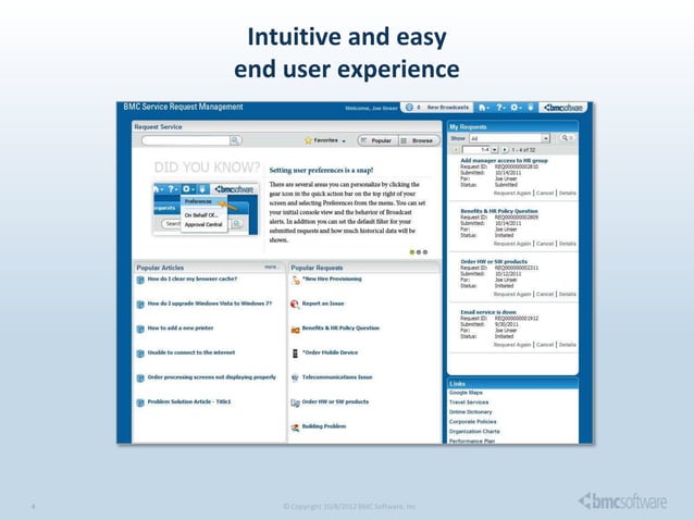 BMC Remedy ITSM 8.0 What's New | PPTX