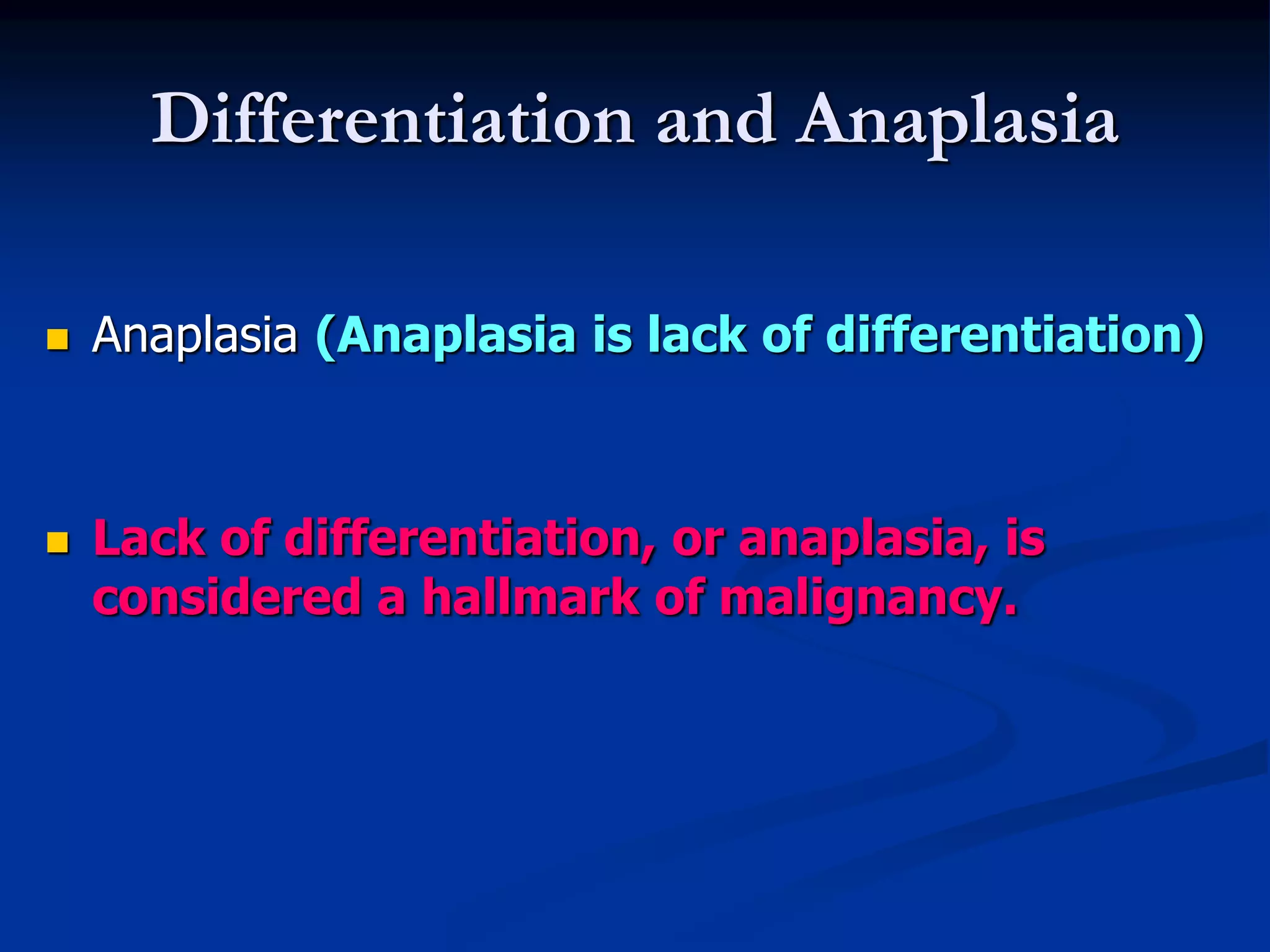NEOPLASIA: Clinical Features of Tumors, Grading and Staging ...