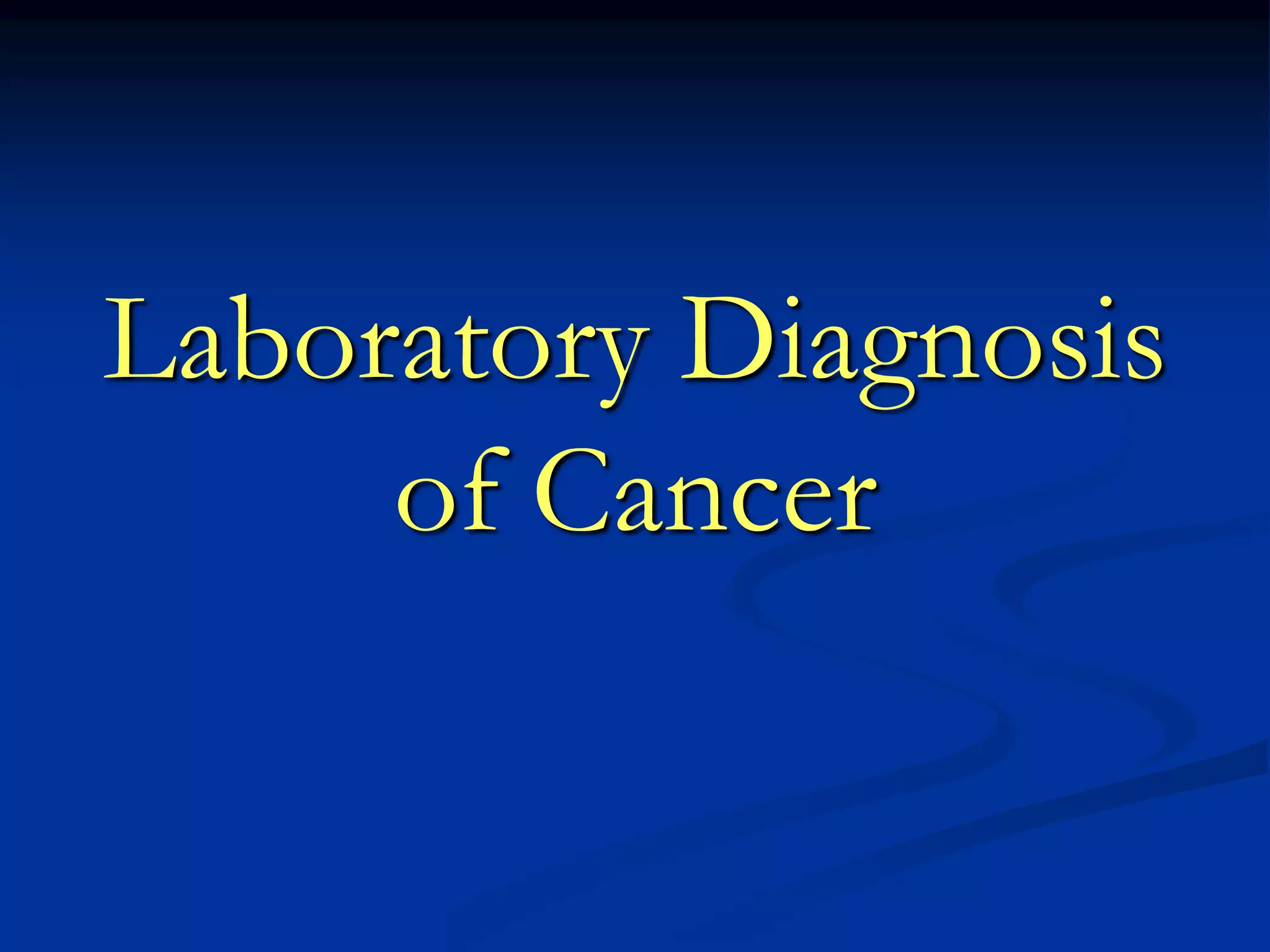 NEOPLASIA: Clinical Features of Tumors, Grading and Staging ...