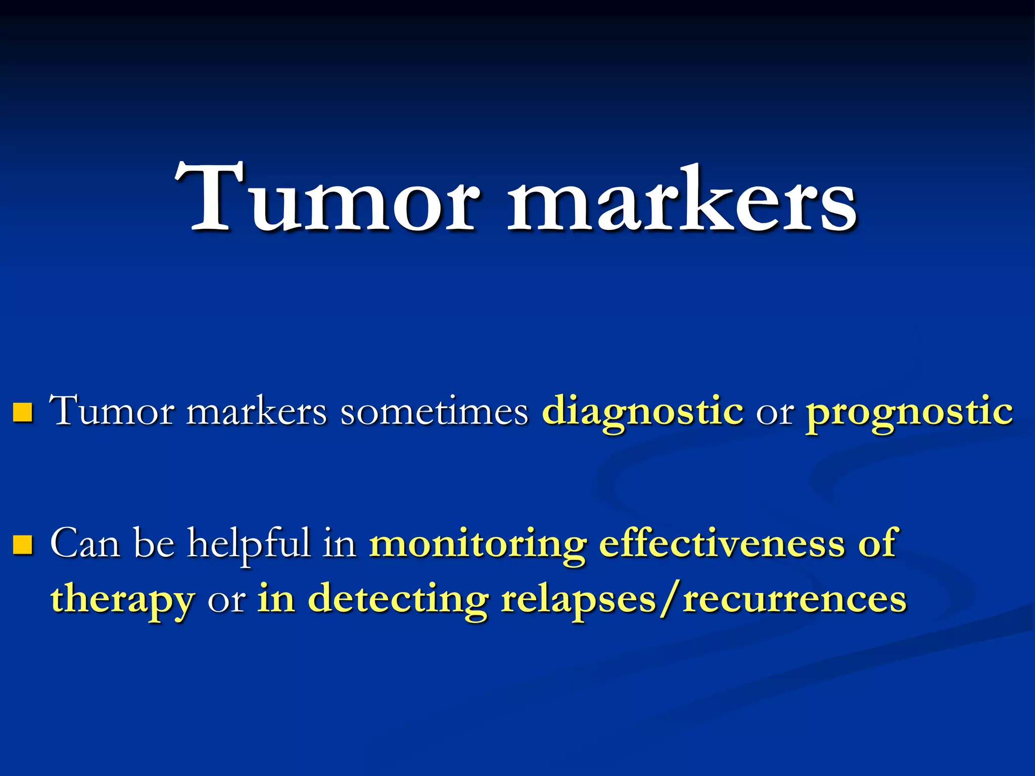 NEOPLASIA: Clinical Features of Tumors, Grading and Staging ...