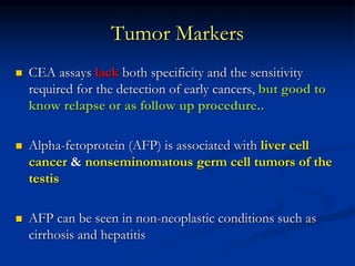 NEOPLASIA: Grading and Staging & Laboratory Diagnosis of Cancer | PPT