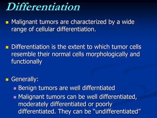 NEOPLASIA: Grading and Staging & Laboratory Diagnosis of Cancer | PPT