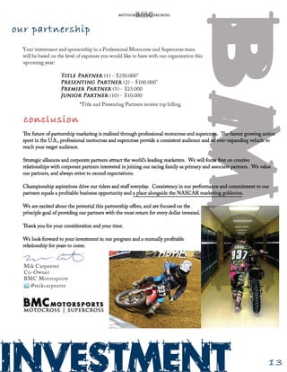 BMC Partner Offerings | PDF | Auto Racing | Sports