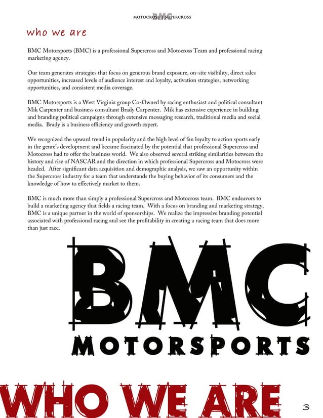 BMC Partner Offerings | PDF | Auto Racing | Sports