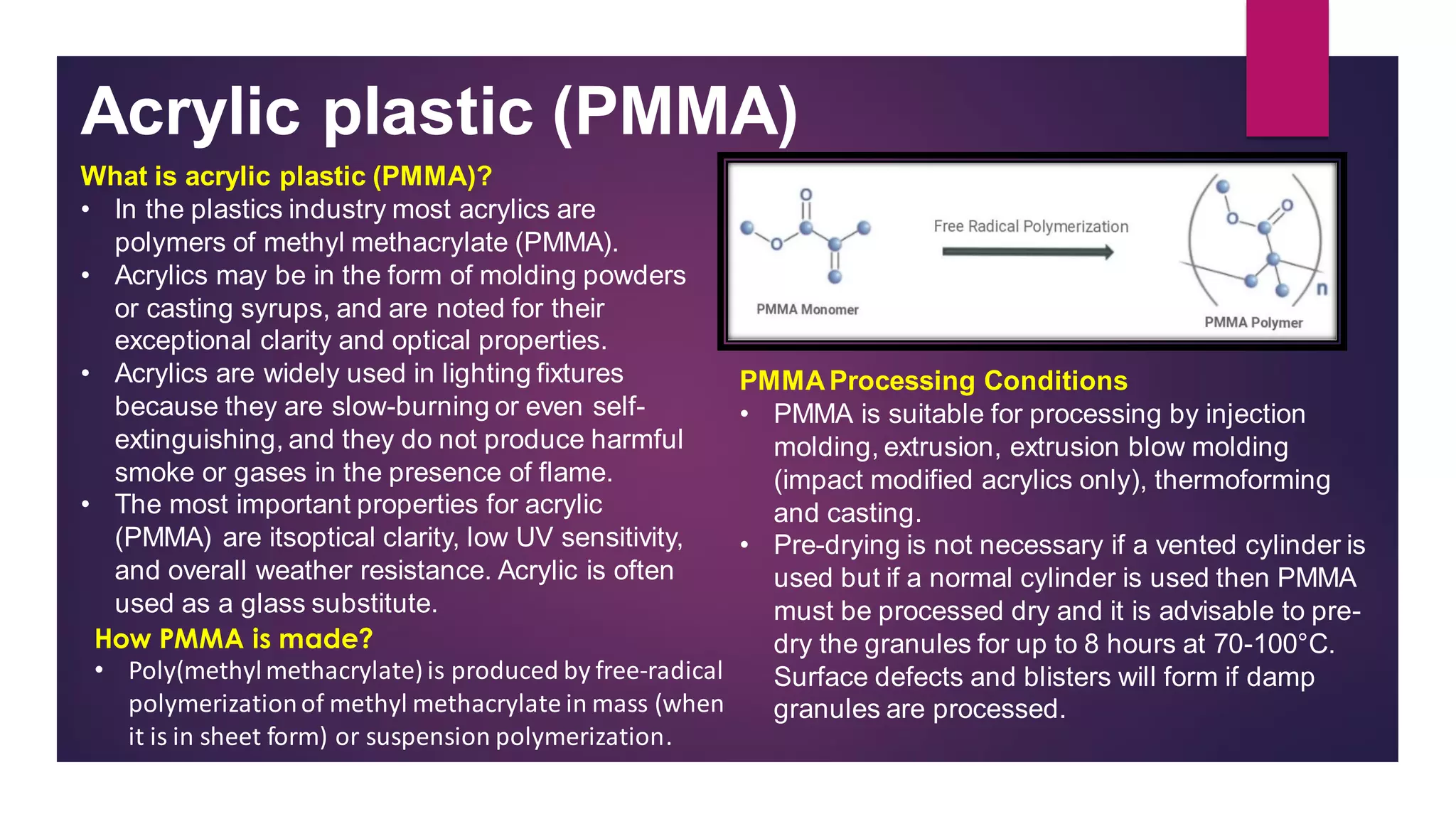 Acrylic Plastic (PMMA) | PDF
