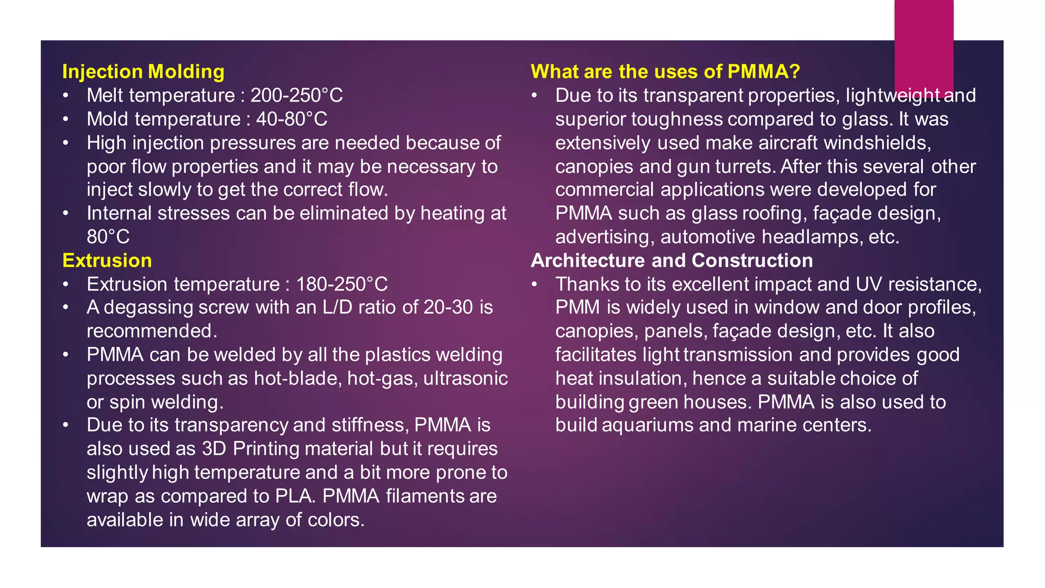 Acrylic Plastic (PMMA) | PDF