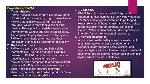 Acrylic Plastic (PMMA) | PPT