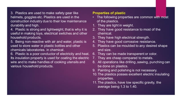 Acrylic Plastic (PMMA) | PPT