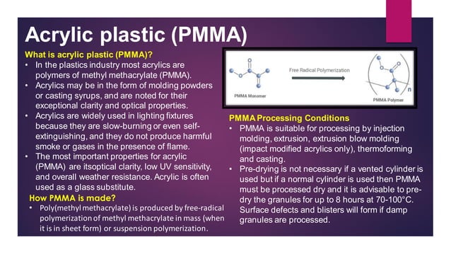 Acrylic Plastic (PMMA) | PPT