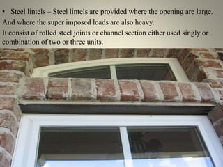 Building materials and construction Technology(Lintels and Arches) | PPT