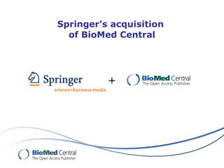 10 years of open access at BioMed Central | PPT