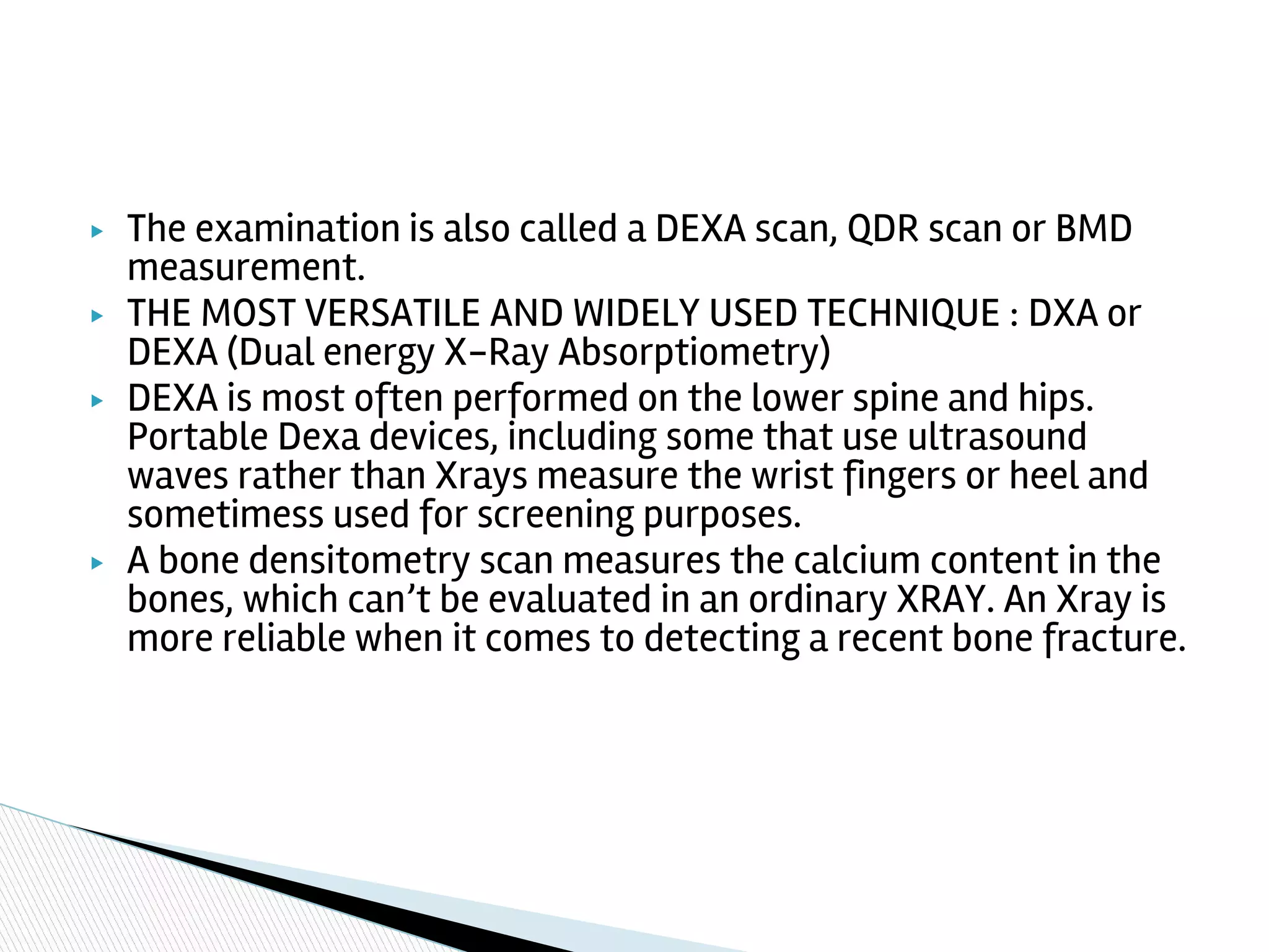 Bone marrow density (BMD) | PPTX