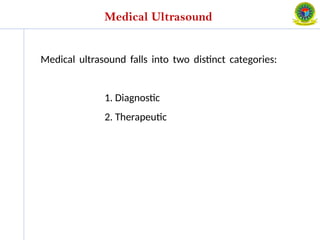 BME-Ultrasound imaging-medical imaging in BME | PPTX