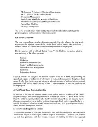 XLRI PGDM Weekend 2018-21 Brochure | PDF | Business Administration | Business